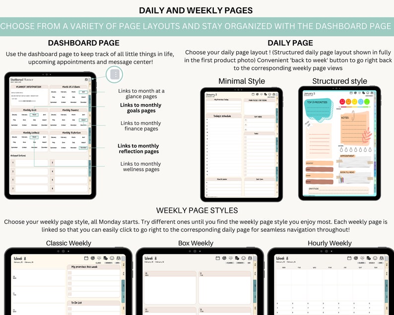 Remarkable 2 Planner Bundle 2026| Remarkable Templates| Remarkable ...