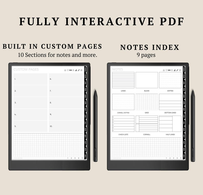 Remarkable 2 Planner 2026 2027, Daily Remarkable Planner & Journal ...