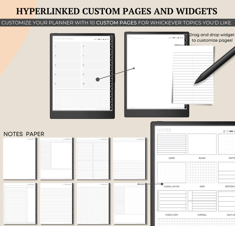 Remarkable 2 Planner 2026 2027, Daily Remarkable Planner & Journal ...