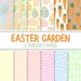 Digital Easter Paper, Printable Spring Paper, Pastel Scrapbook Pages ...