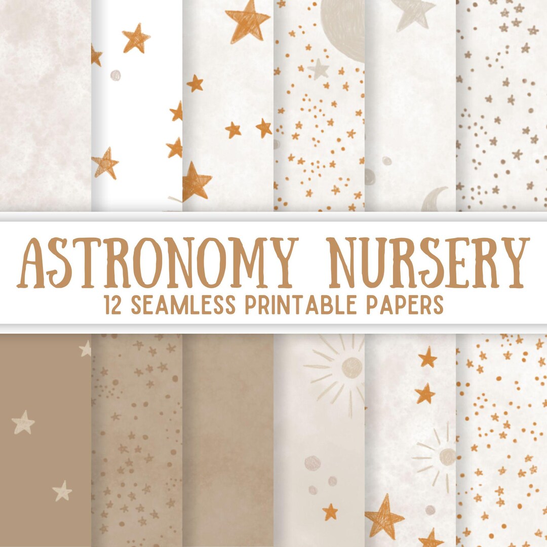 Neutral Newborn Baby Shower Paper Pack, Baby Nursery Wallpaper ...