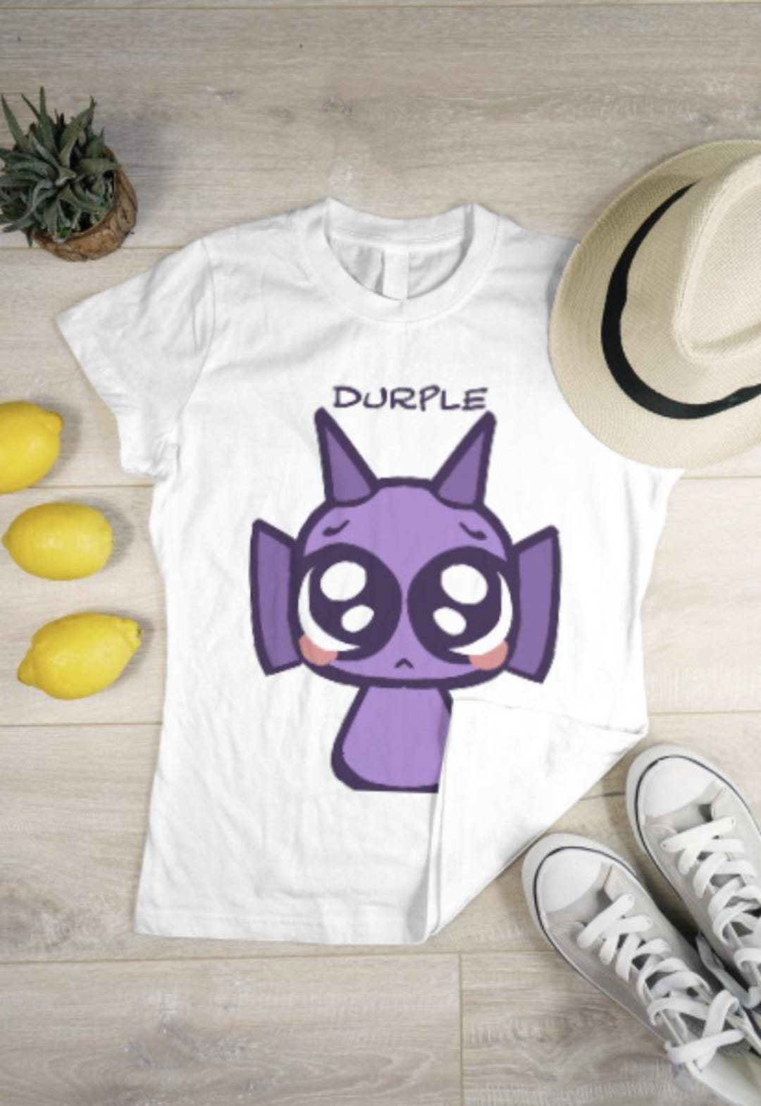 Durple Sprunki Digital Downloads, Funny Cartoon Printable Art, Quirky ...