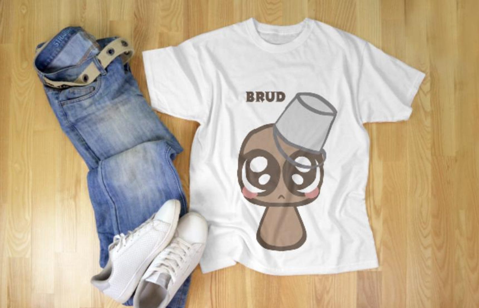 BRUD BROWN Sprunki Digital Downloads, Funny Cartoon Printable, Quirky ...