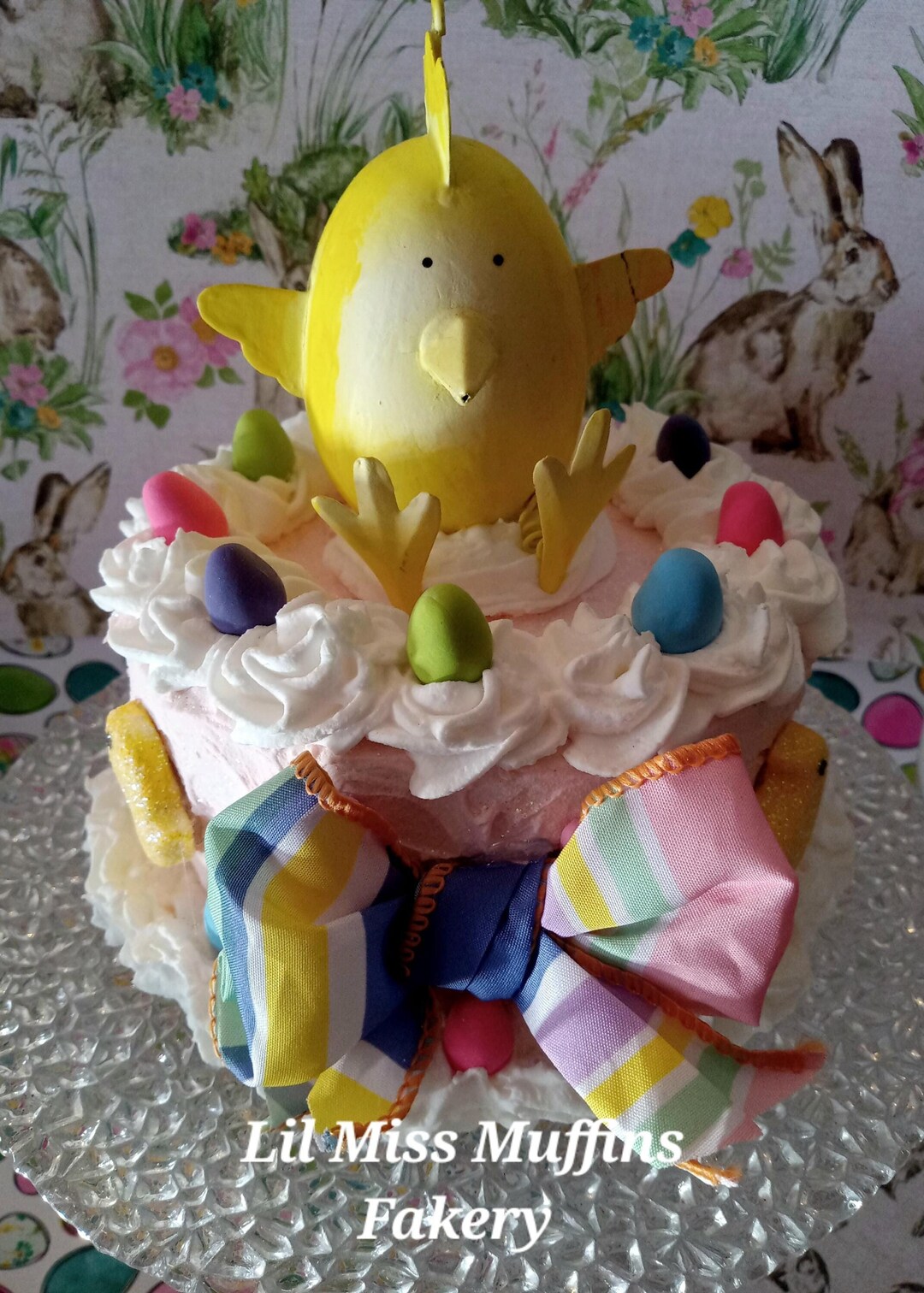 Easter Cake, Easter Chick Cake, Easter Fake Bake - Etsy