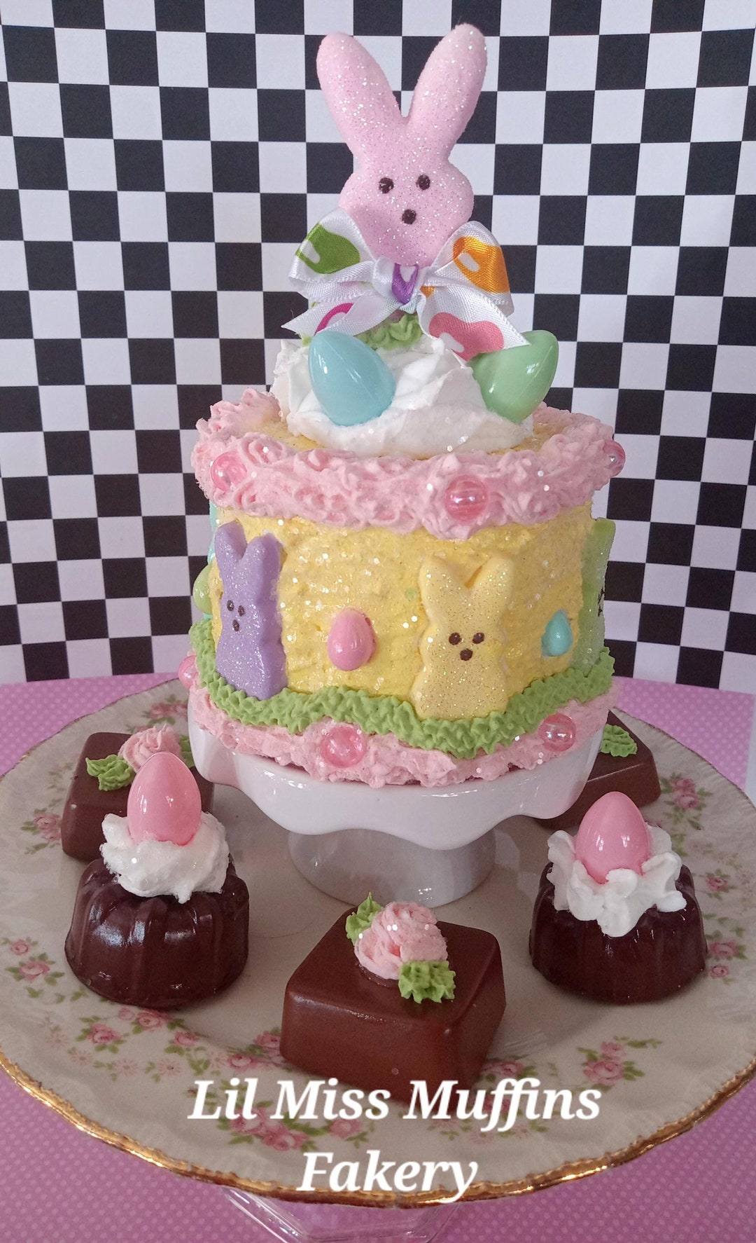 Easter Cake, Easter Faux Cake, Easter Bunny Cake, Easter Fake Bake ...
