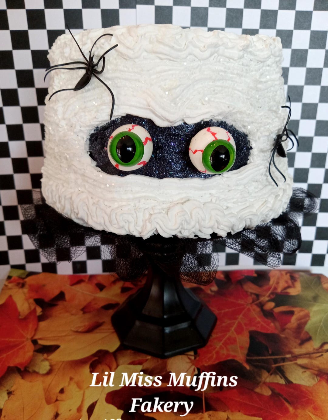 Faux Halloween Mummy Cake, Fake Halloween Cake, Faux Halloween Cake - Etsy