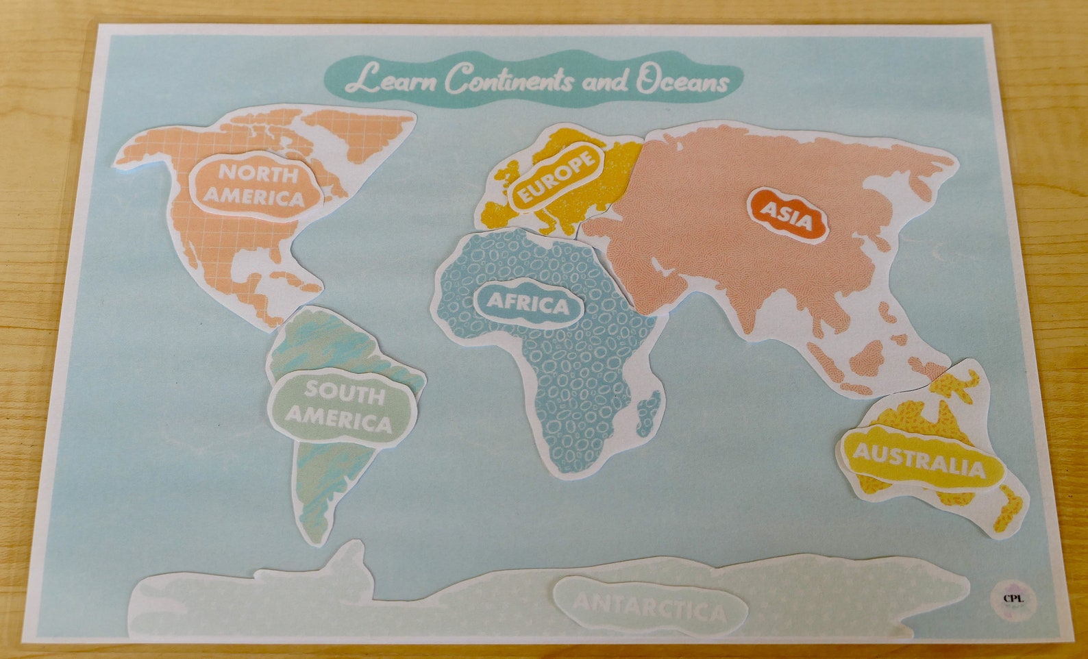 7 Continents & Oceans, Continents of the World, Montessori Materials ...