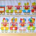 Train Numbers 0-10 Printable Counting Activity, Train Color Matching ...