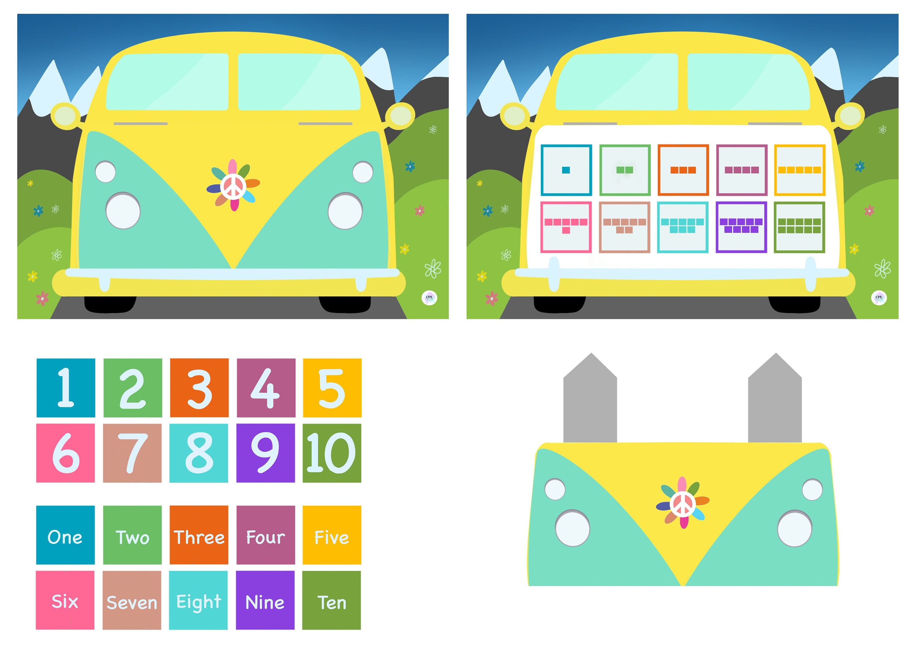 Toddler Numbers Matching, Numbers 1 to 10, Montessori Numbers, Numbers ...