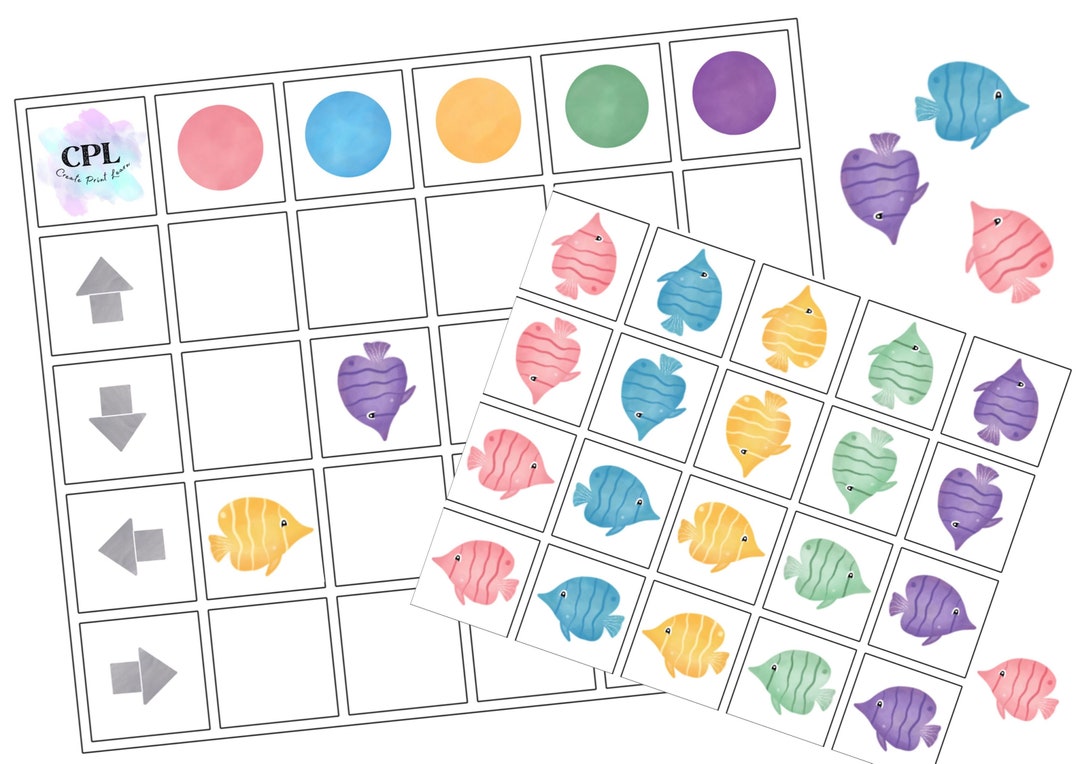 Learn Directions, Left and Right, up & Down Activity for Preschoolers ...