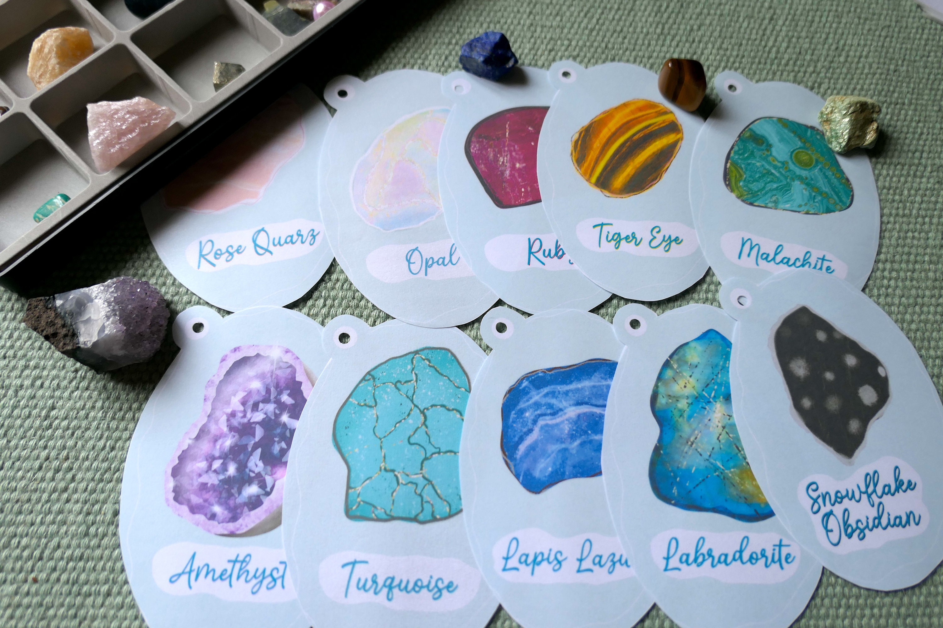 Rocks and Minerals Activities for Kids, Crystal Montessori Flashcards ...