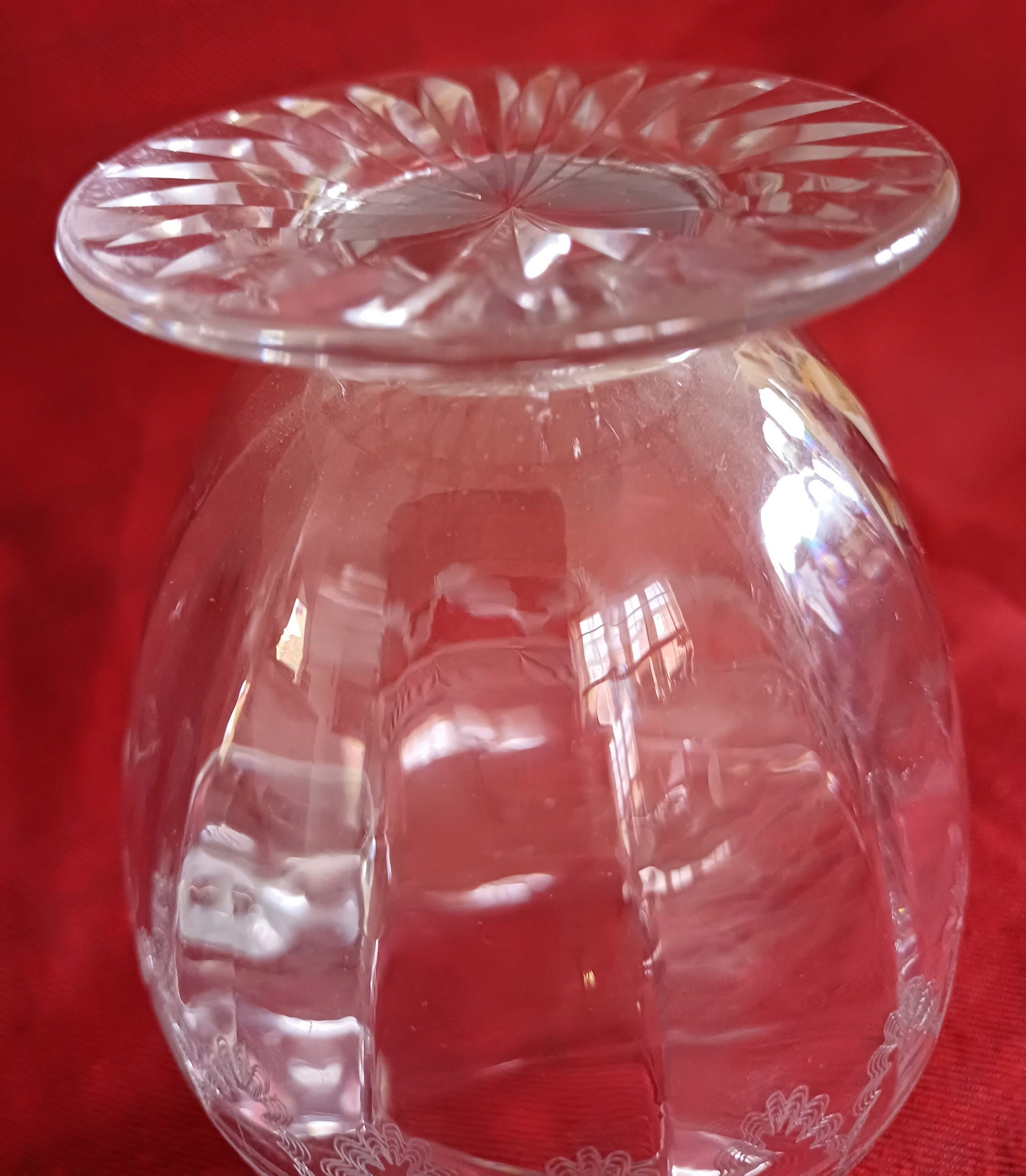 Victorian Engraved & Cut Glass Jug /pitcher - Etsy