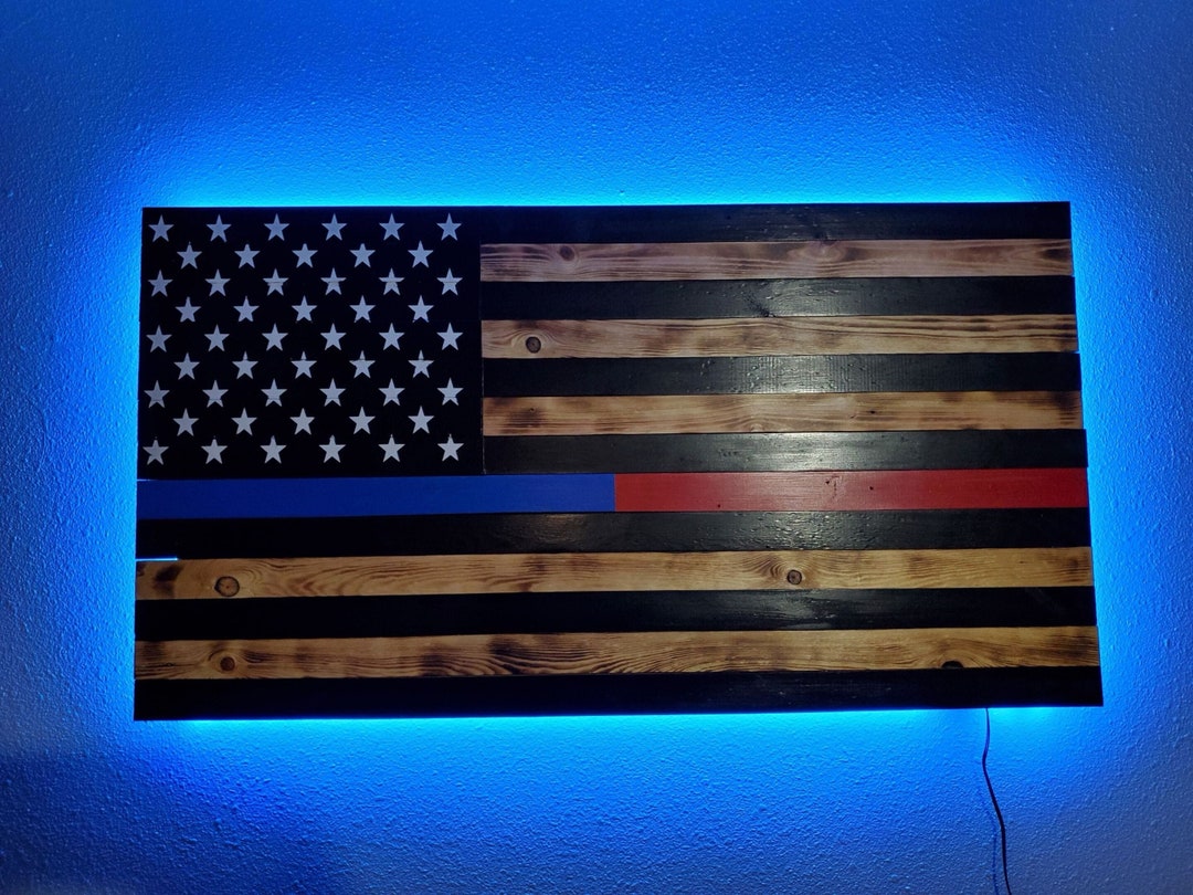Police/firefighter Flag - Etsy