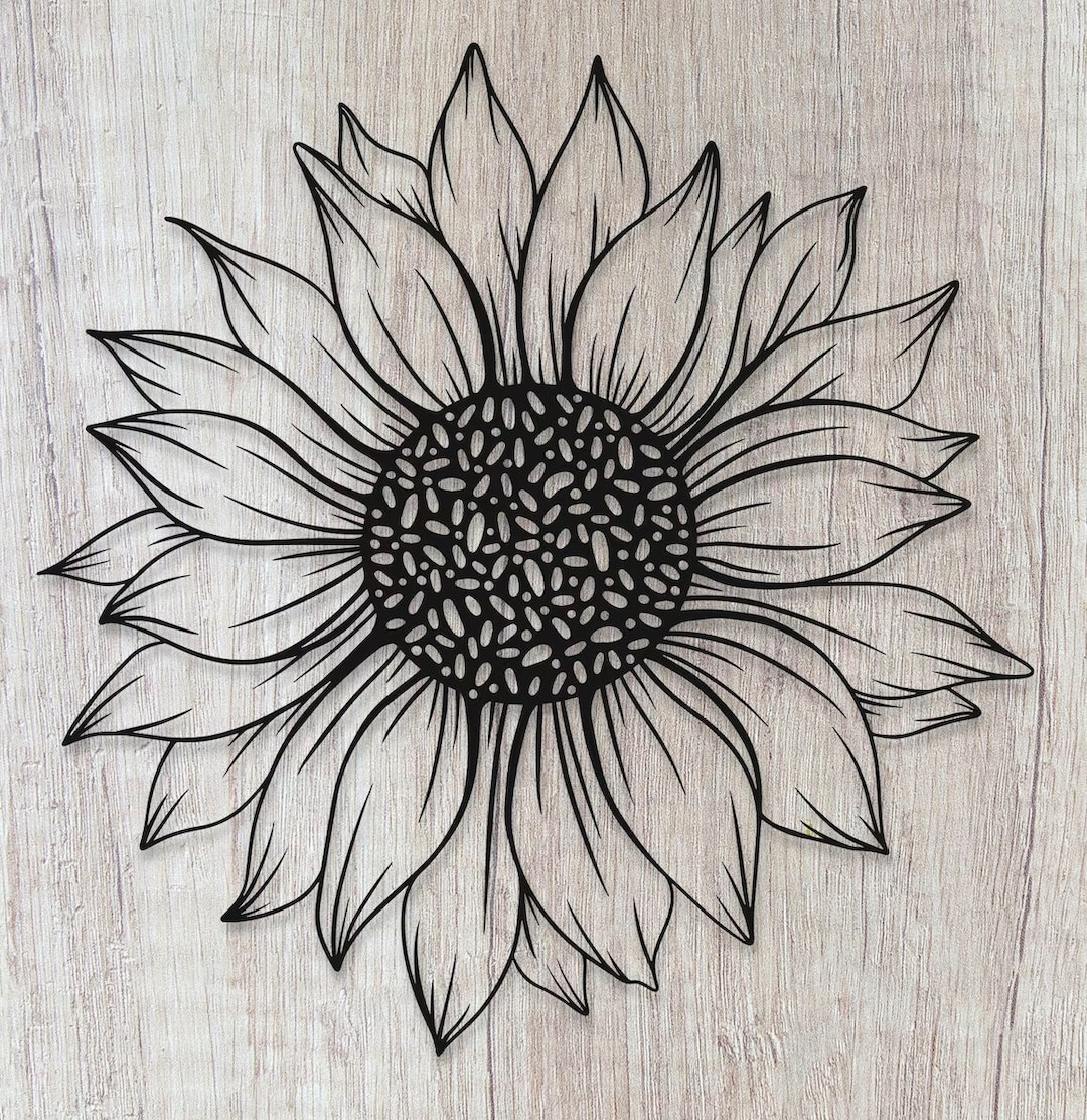 Sunflower Decal - Etsy