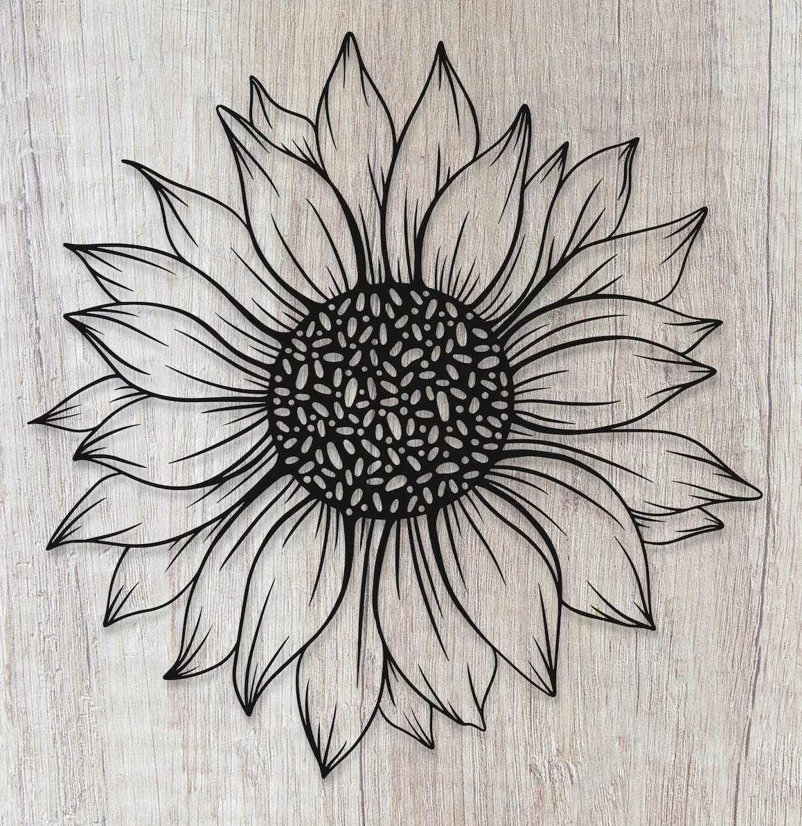 Sunflower Decal - Etsy