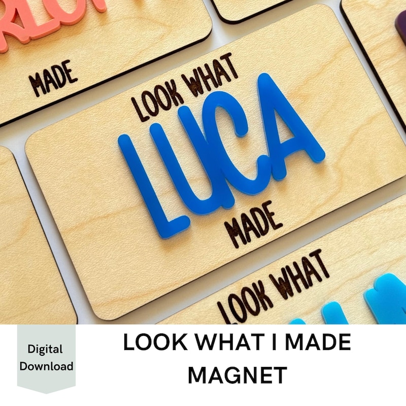 Look What I Made Magnet Svg - Etsy