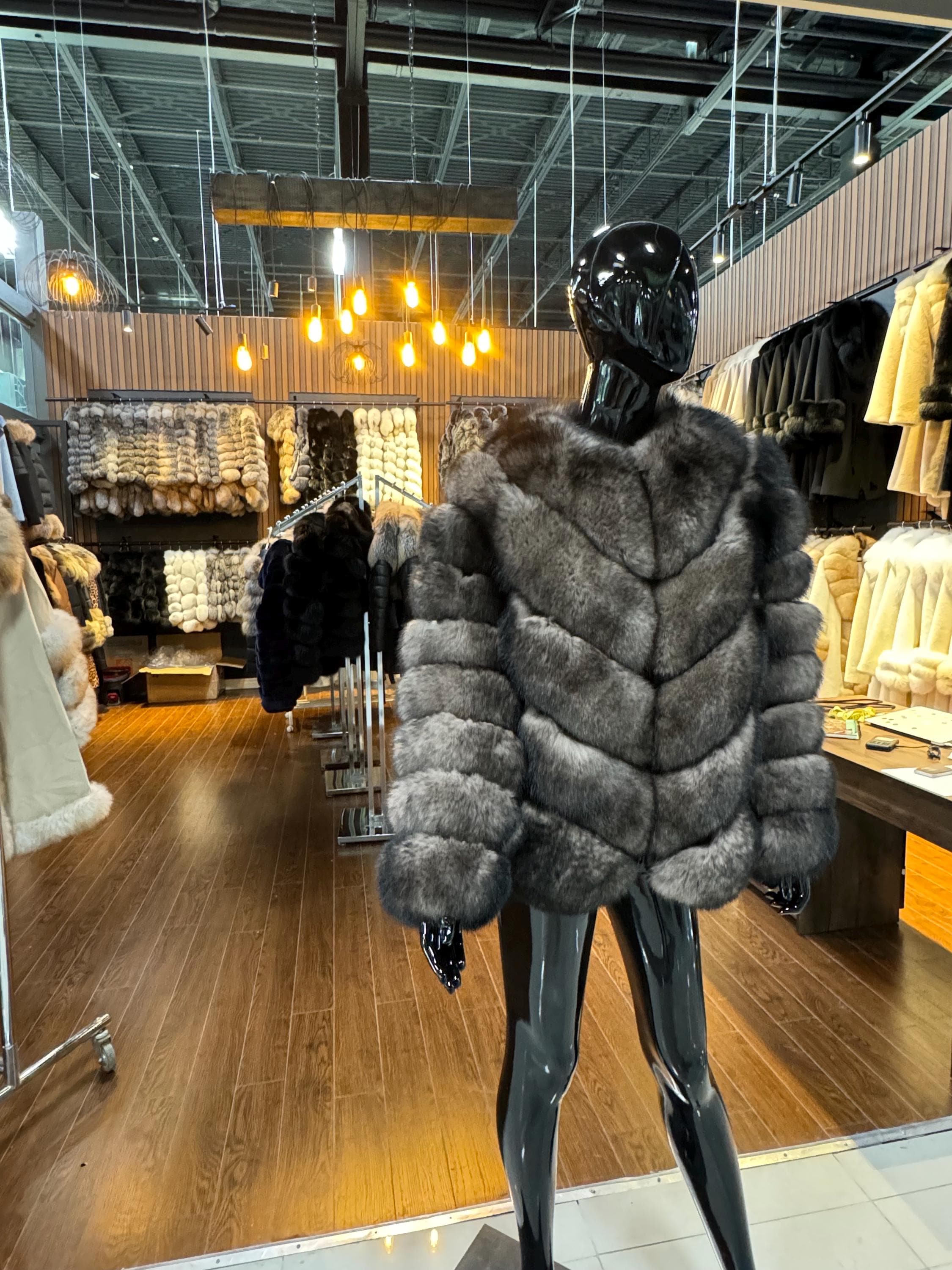 Sable Fox Fur Coat: Real Fur Jacket - Etsy