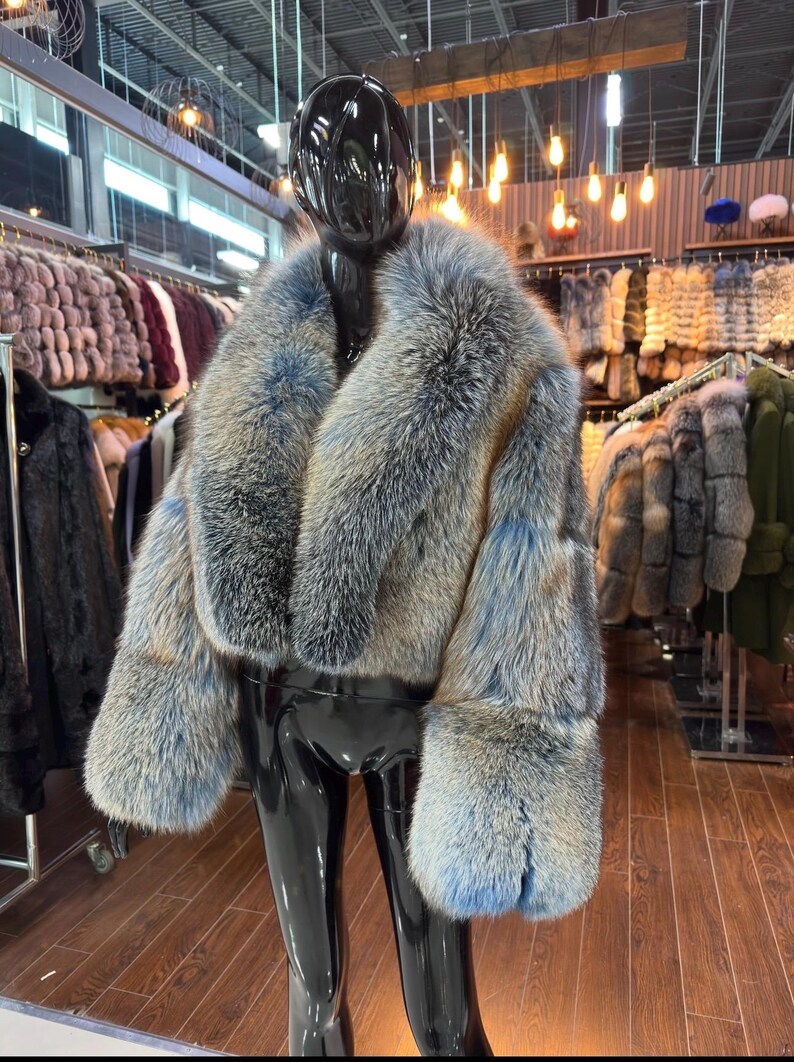 Handmade One-piece Fox Fur Jacket – Custom Color Luxury Coat - Etsy