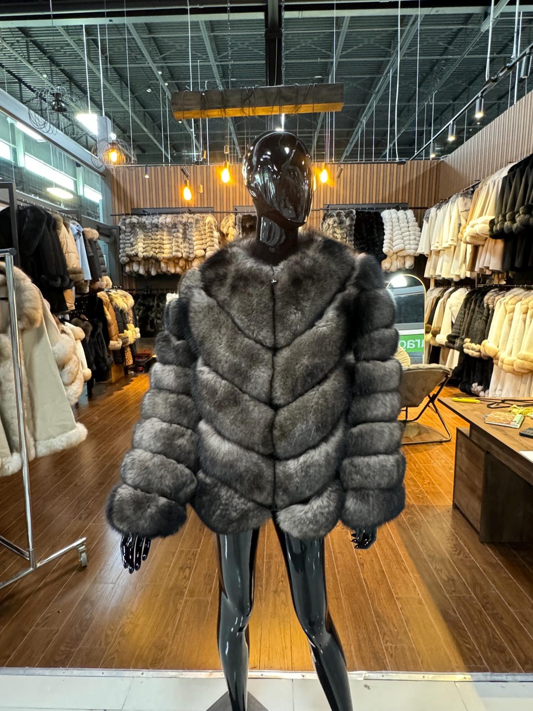 Sable Fox Fur Coat: Real Fur Jacket - Etsy