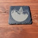 Slate Coaster Set (4pc) - Mountain Theme - Etsy