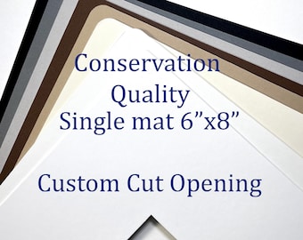 Custom Cut Mat, Custom Mat, Matboard, Mat Board, for Photos, Art Pieces ...