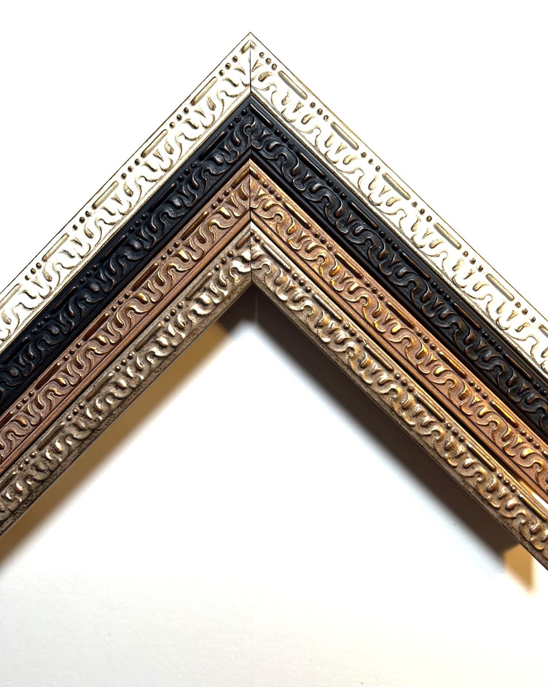 Ornate Classic Traditional Vintage Curvy Carved Picture Photo Frame 4x6 ...