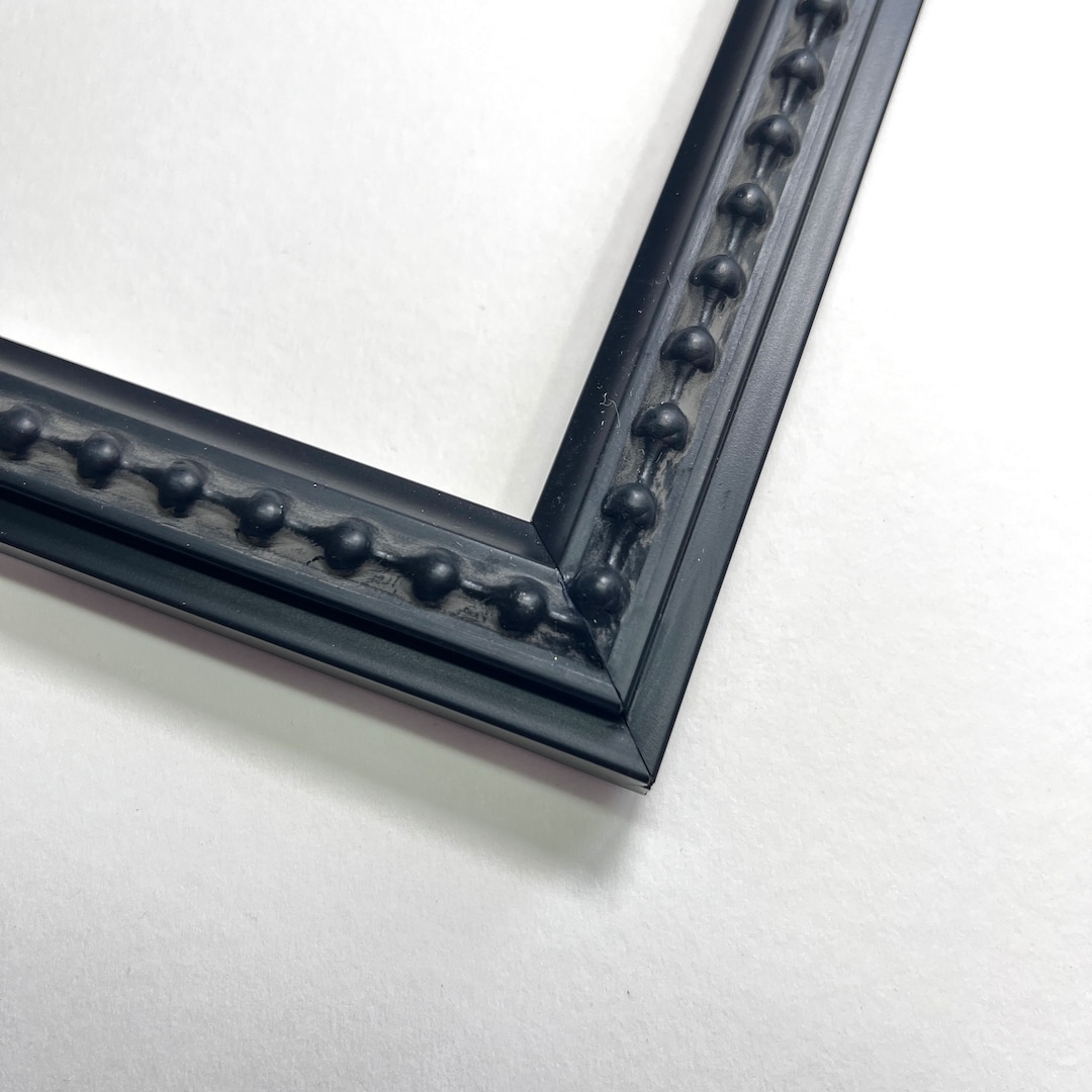 Traditional Black Beaded Bead Picture Frame Classic Contemporary 4x6 ...