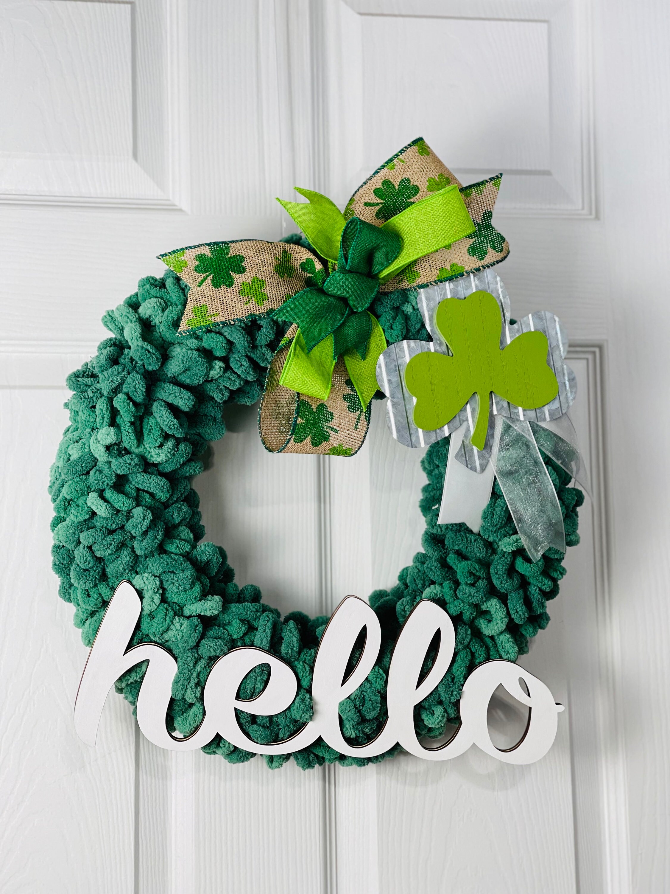 St. Patrick’s Day Wreath | Shamrock Wreath | Clover | Green Wreath ...