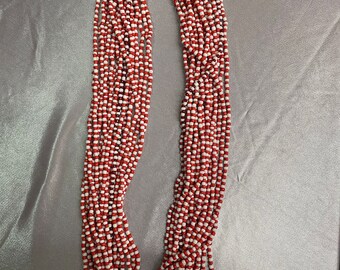 Shango, Chango, Lucumi, Orisha, Red and White, Collar, Eleke, Cowrie ...
