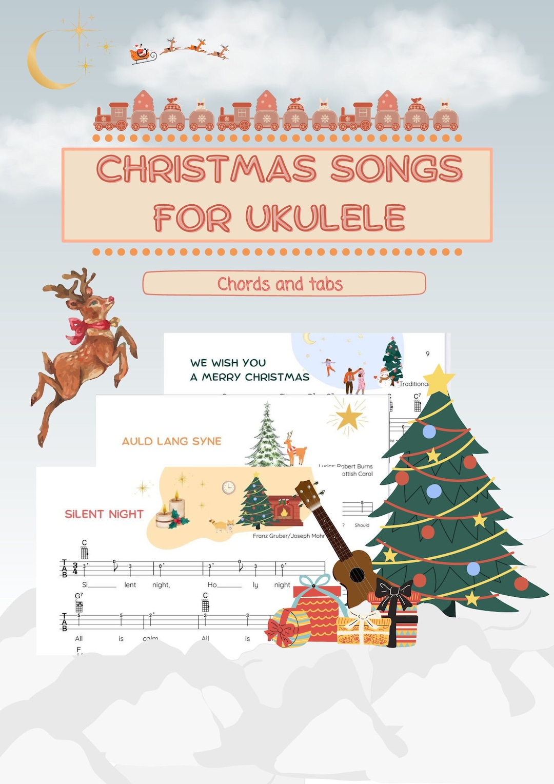 Christmas Songs for Ukulele - Etsy