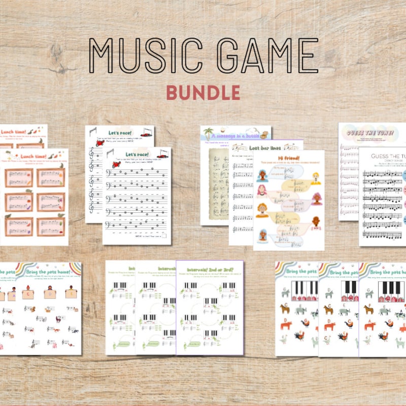 Piano Games - Etsy