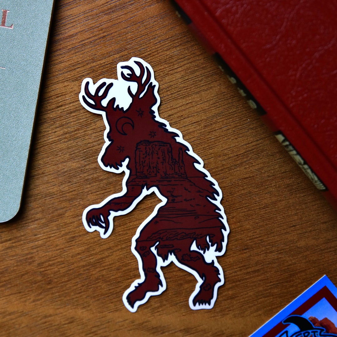 Monument Valley Skinwalker Vinyl Sticker With Translucent Background - Etsy