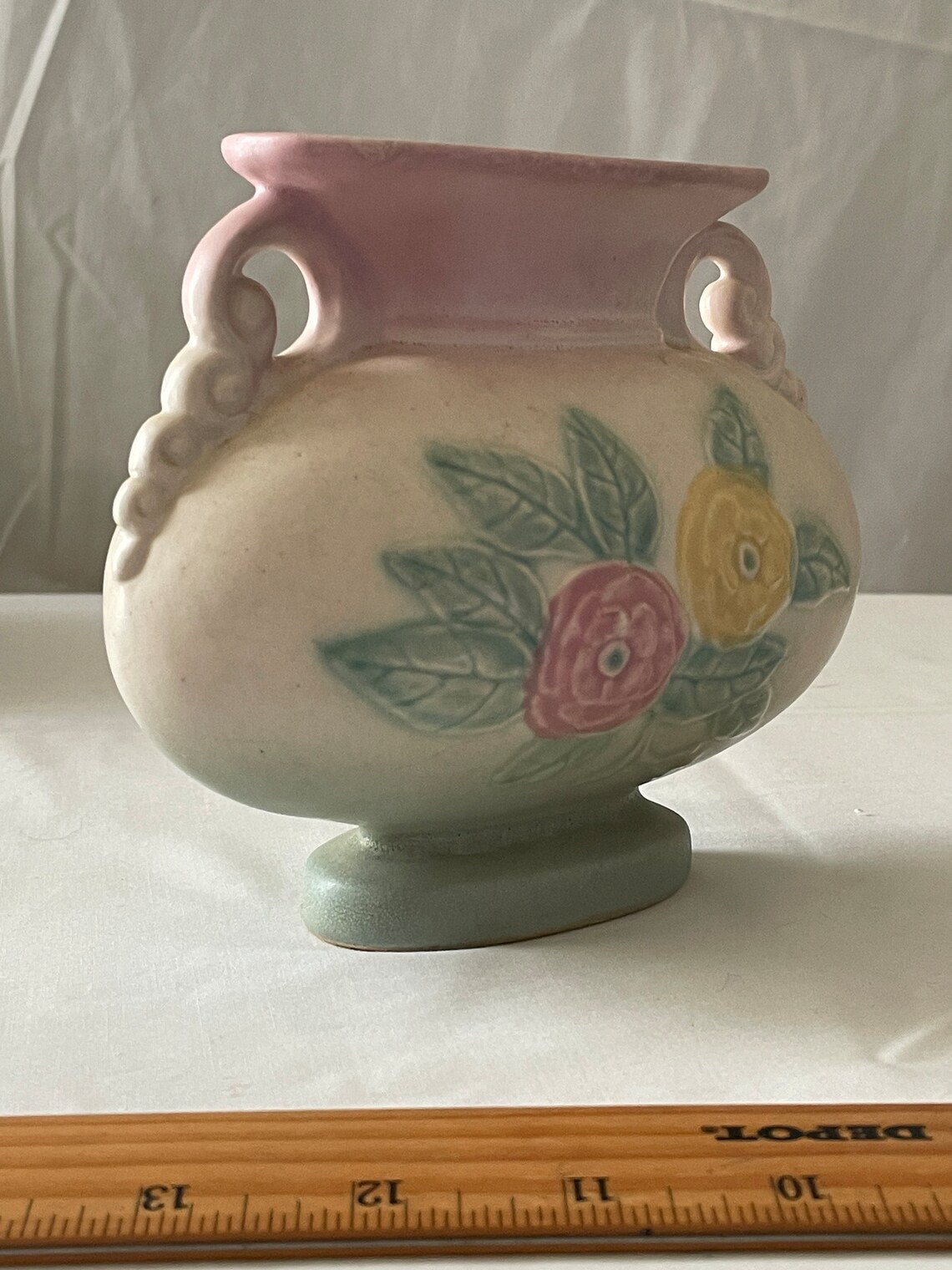 Hull Camelia Open Rose Vase - Etsy