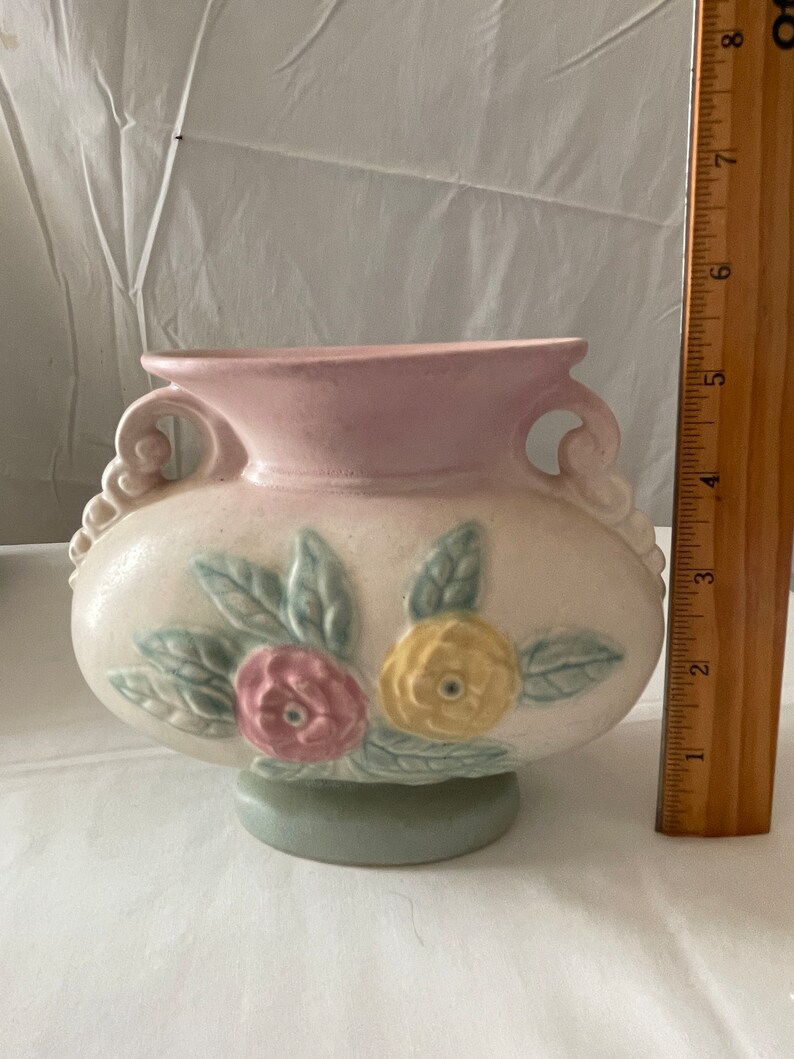 Hull Camelia Open Rose Vase - Etsy
