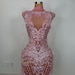 Custom Pink Rhinestone Birthday Dress - Etsy