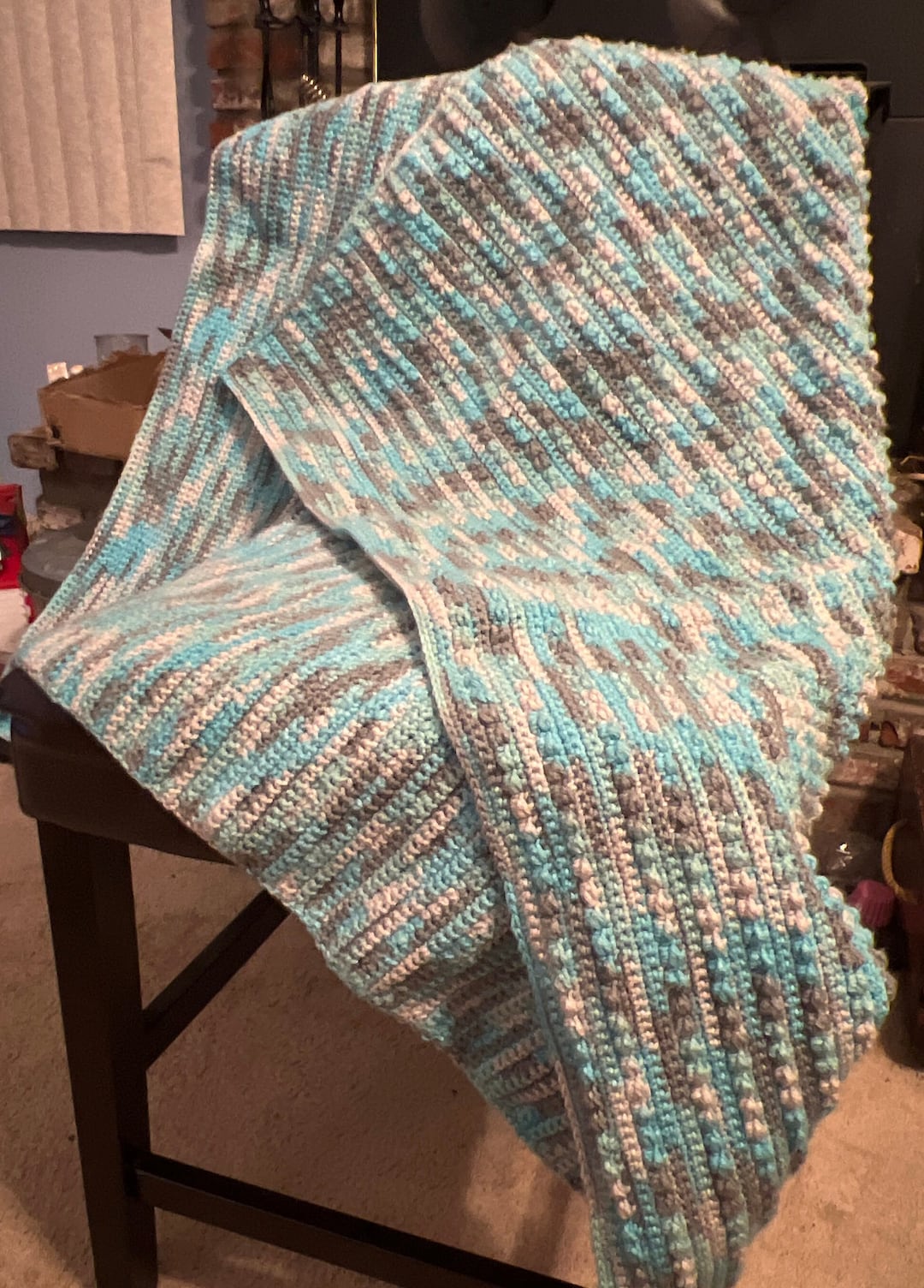 Crocheted Berry Stitch Blanket made to Order - Etsy