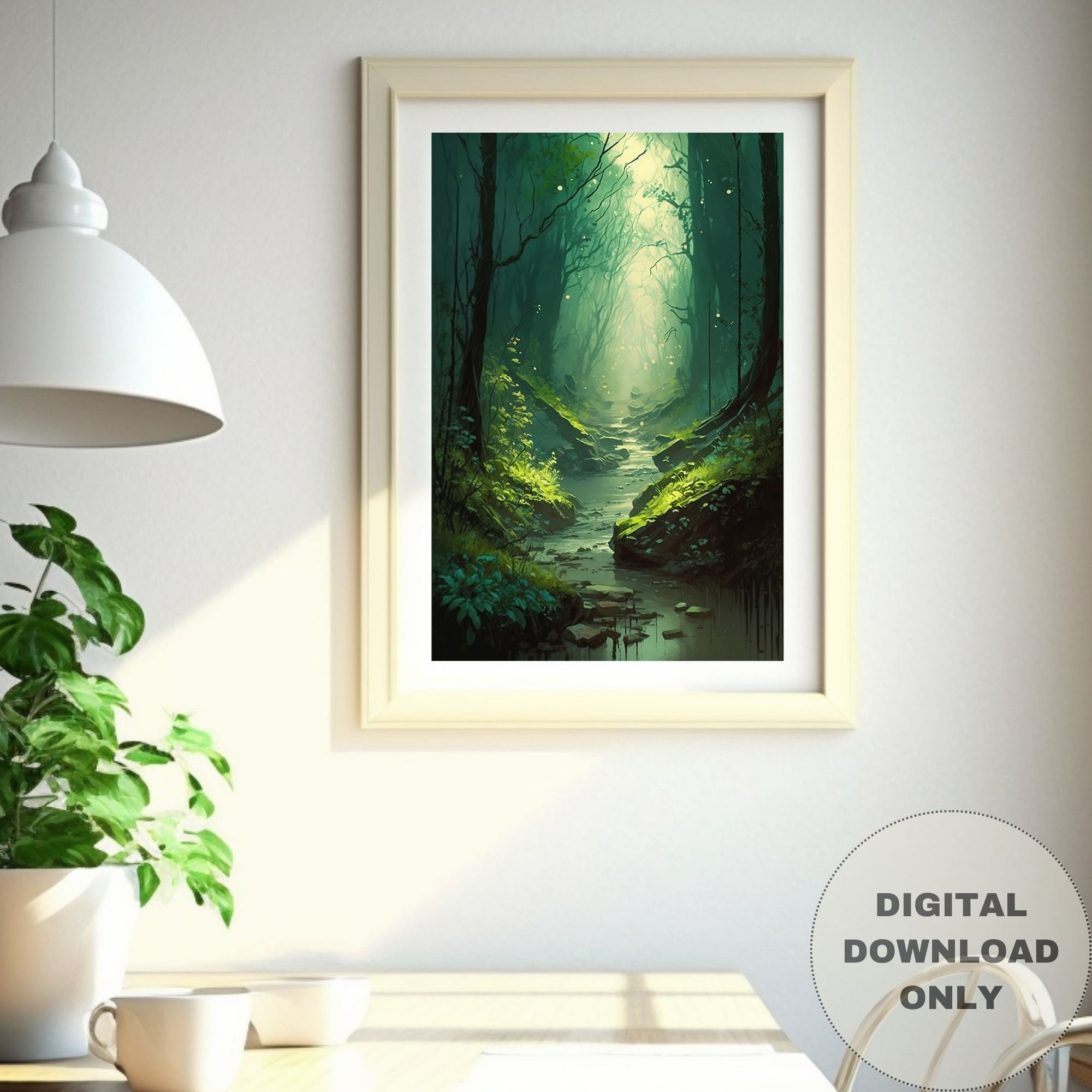 Fireflies and Stretching Shadows of the Forgotten Woods, Forest-spring ...