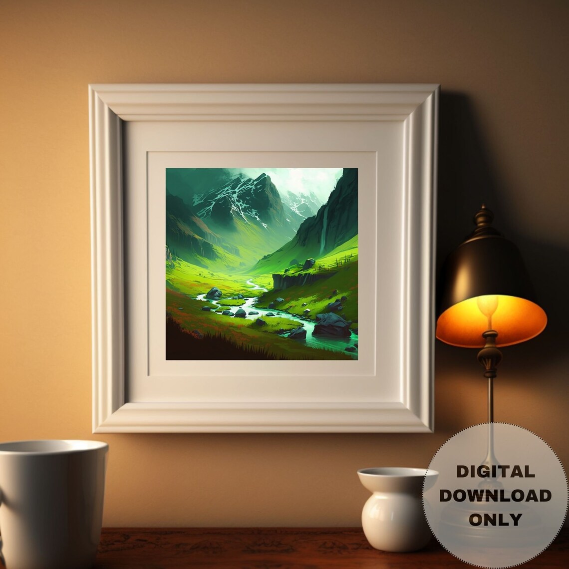 Valley of the Ancient Primordial Ancestors, Valley-mountains-river ...