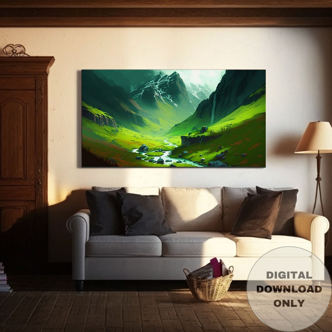 Valley of the Ancient Primordial Ancestors, Valley-mountains-river ...