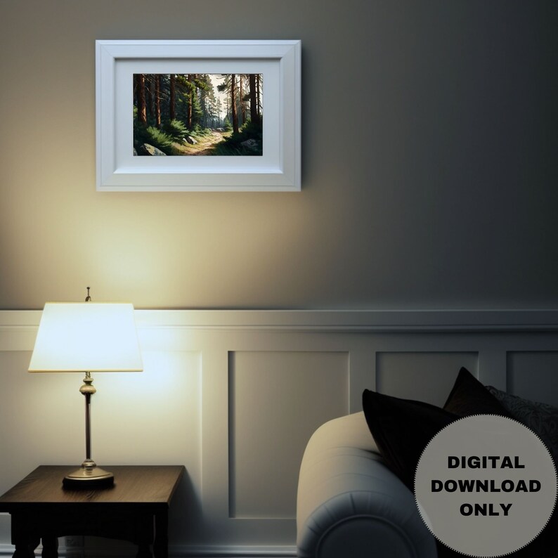 Gentle Pines in the Early Summer Afternoon, Forest-pine-summer ...