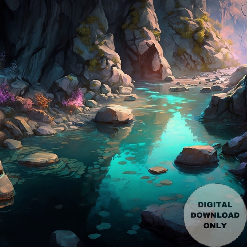 Primordial Pool Hidden Away in the Mountains, Hotspring-ancient ...