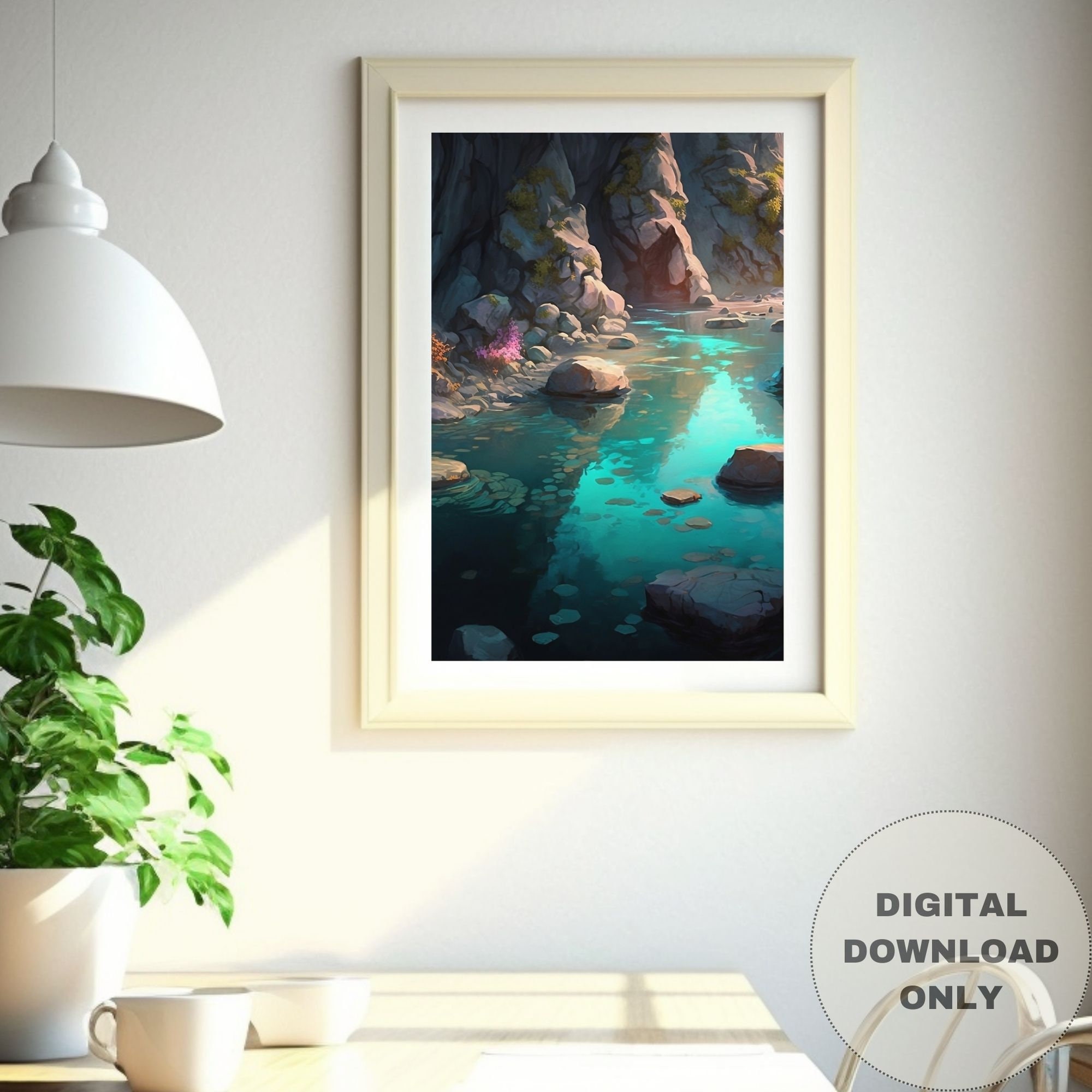 Primordial Pool Hidden Away in the Mountains, Hotspring-ancient ...