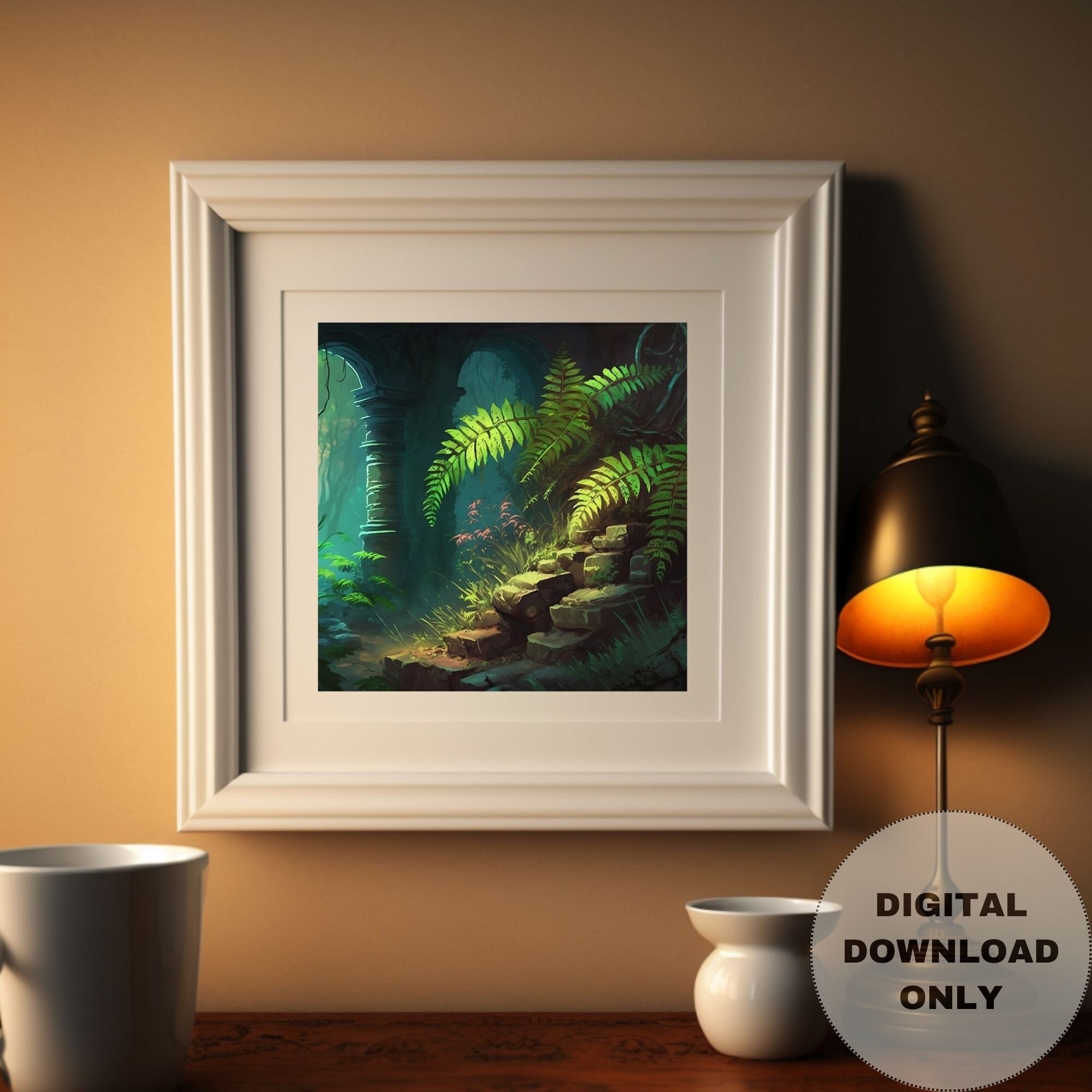 Lost Ruins of the Ethereal Fern Forests, Ferns-forest-ancient ...