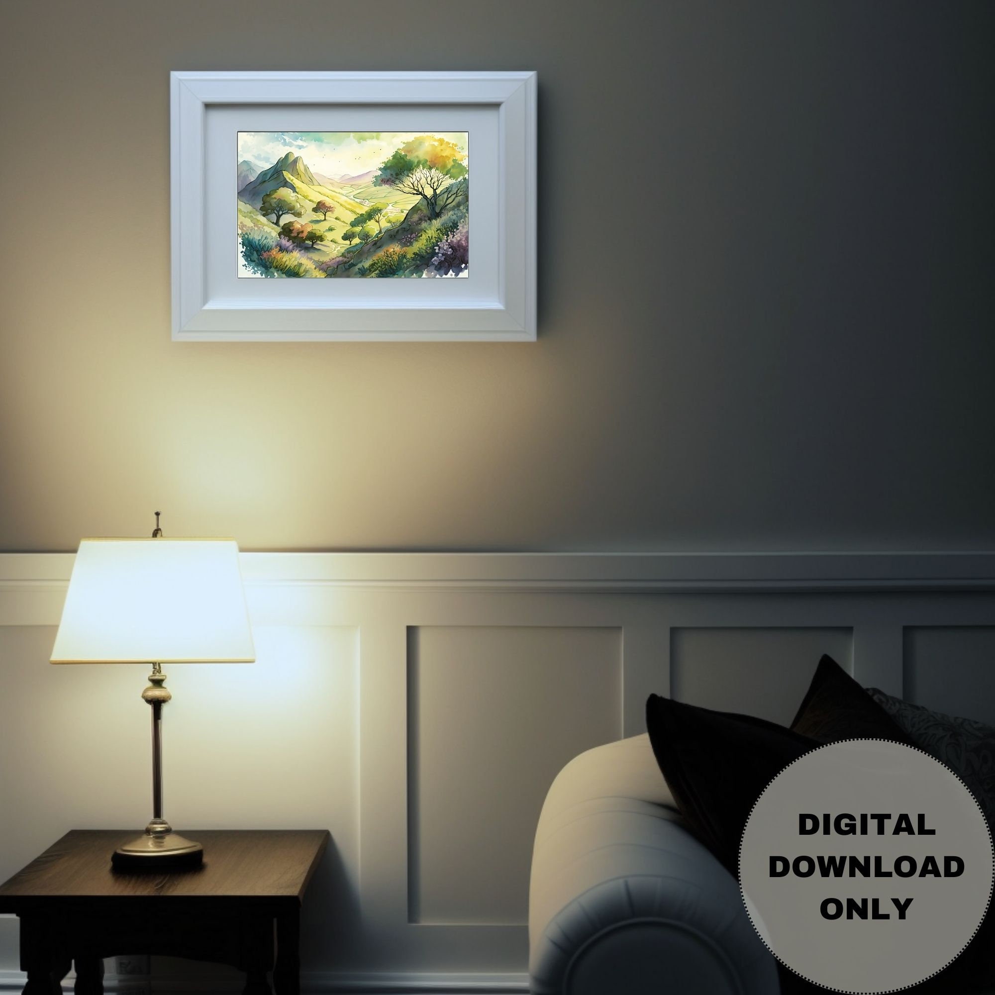 Vibrant Summer Hills and Bountiful Plains, Hills-plains-fields ...