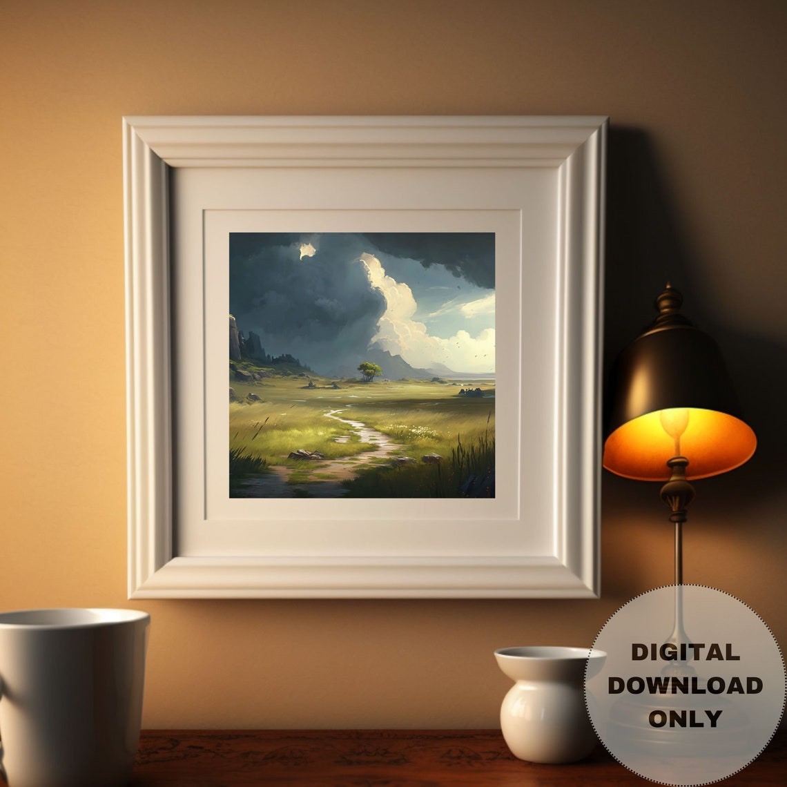 Open Plains Bracing for the Coming Storm, Storm-plains-trail, Printable ...
