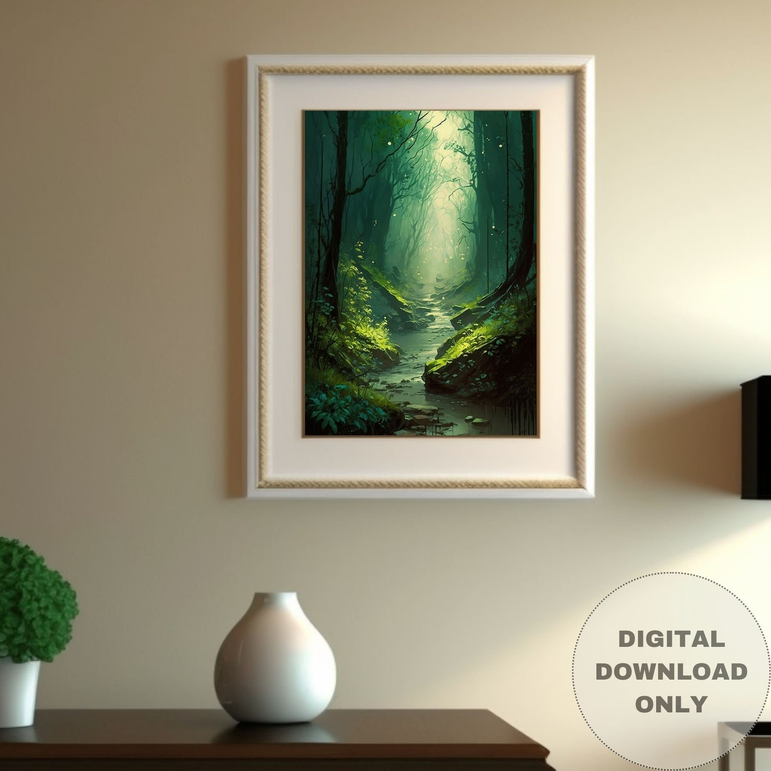 Fireflies and Stretching Shadows of the Forgotten Woods, Forest-spring ...