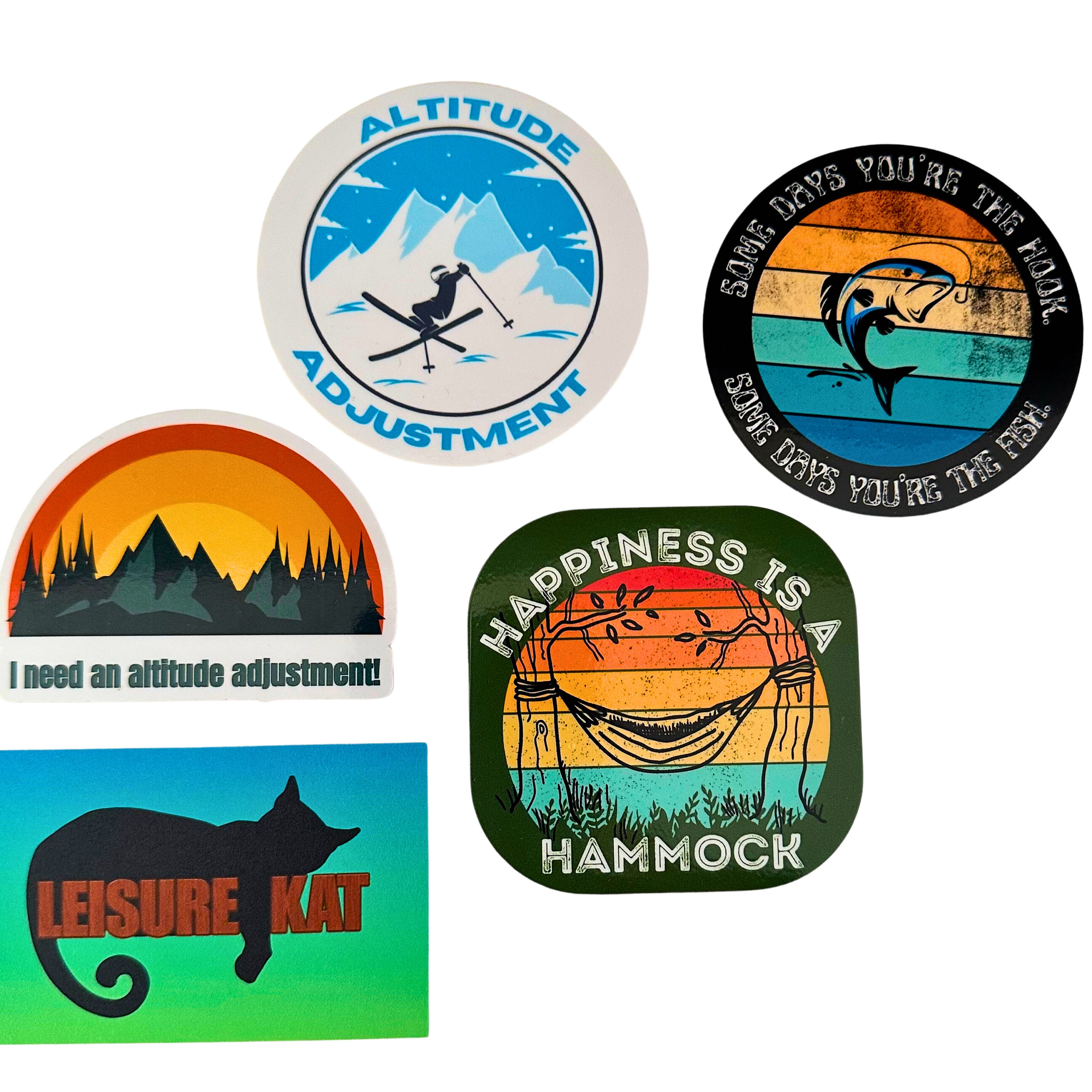 Outdoors Sports Sticker Pack Outdoorsy Stickers for Laptop Water ...