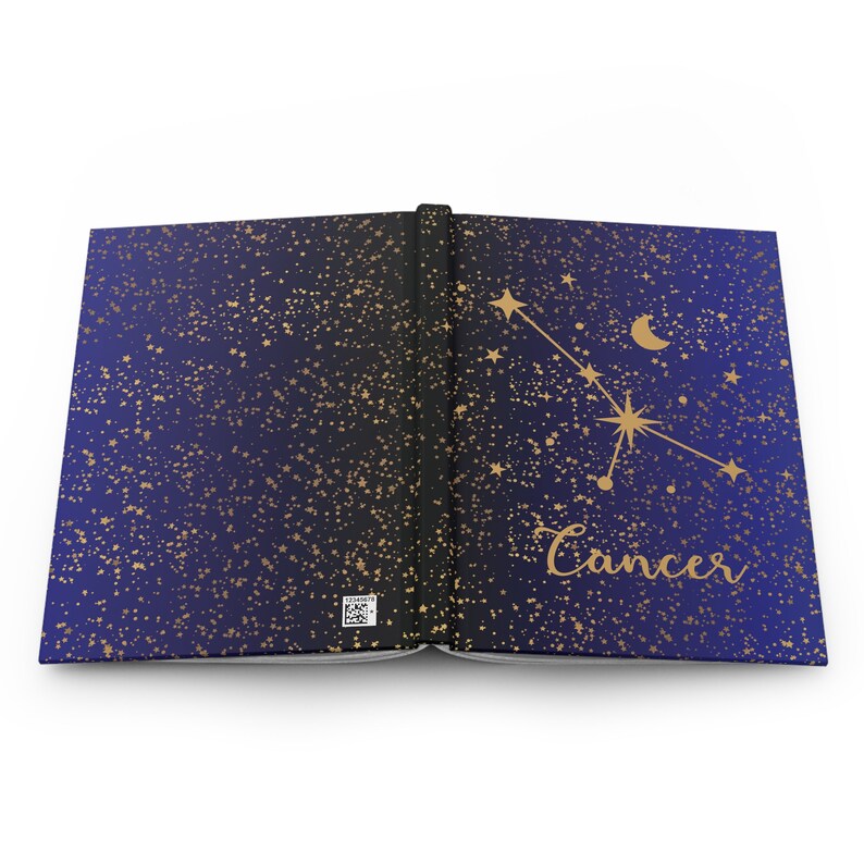 Cancer Constellation Zodiac Hardcover Lined Journal Matte - Etsy