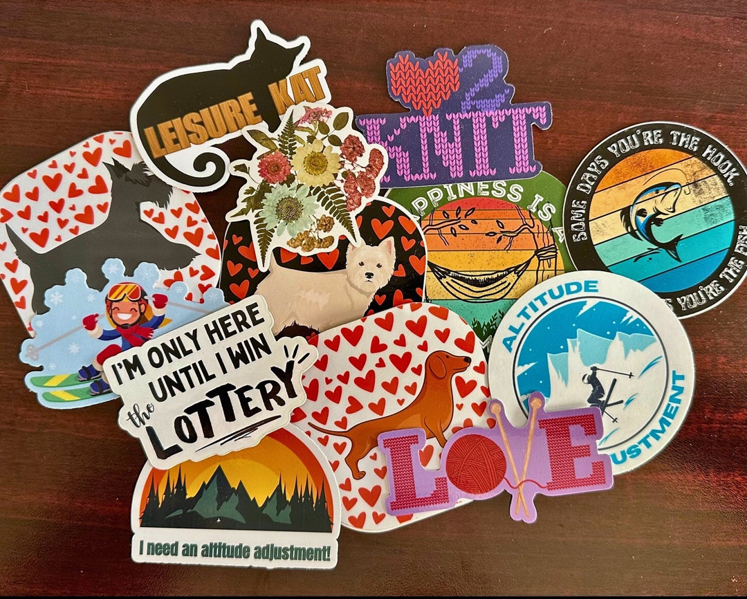 Vinyl Stickers Bundle and Save Laptop Water Bottle Car Camper Stickers ...