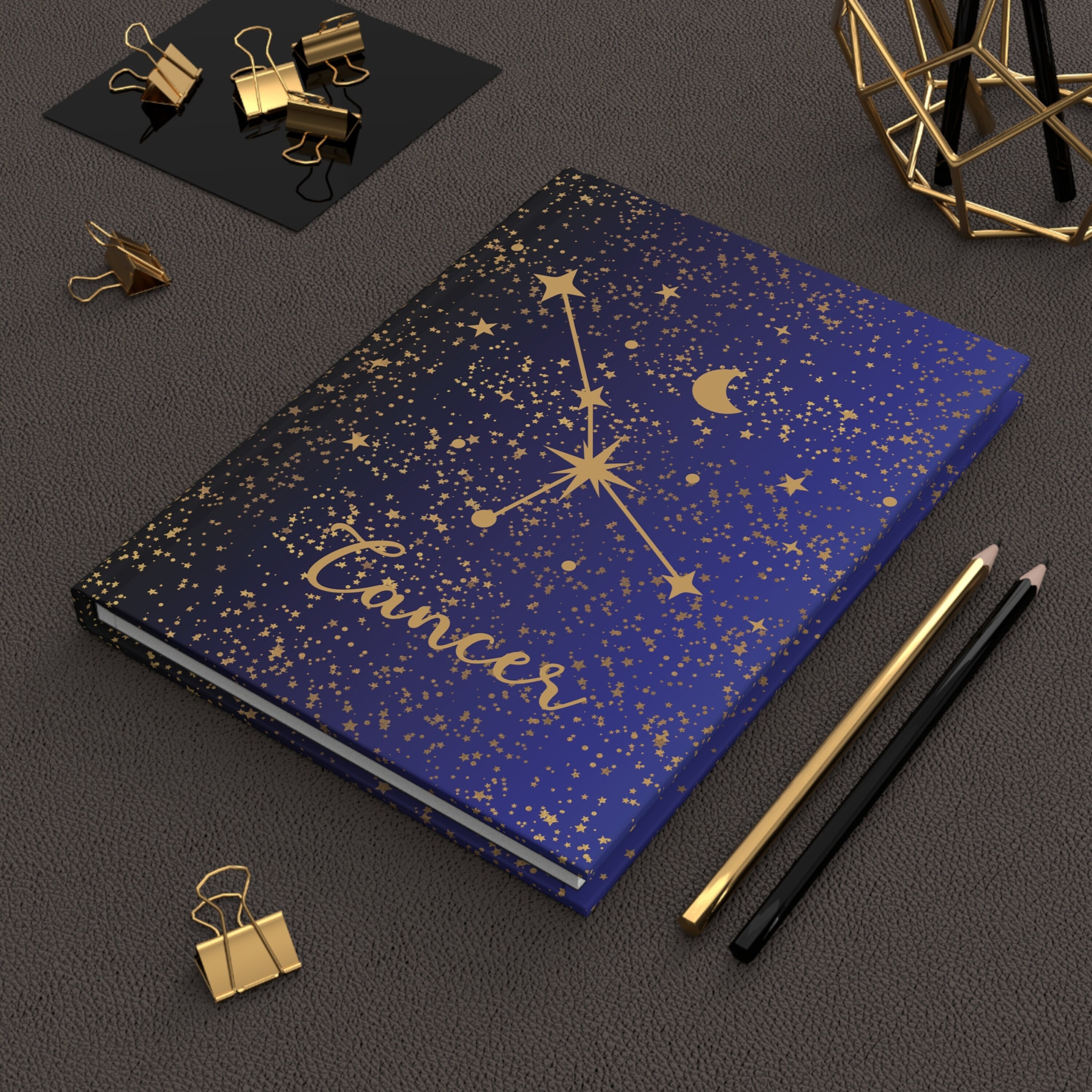 Cancer Constellation Zodiac Hardcover Lined Journal Matte - Etsy